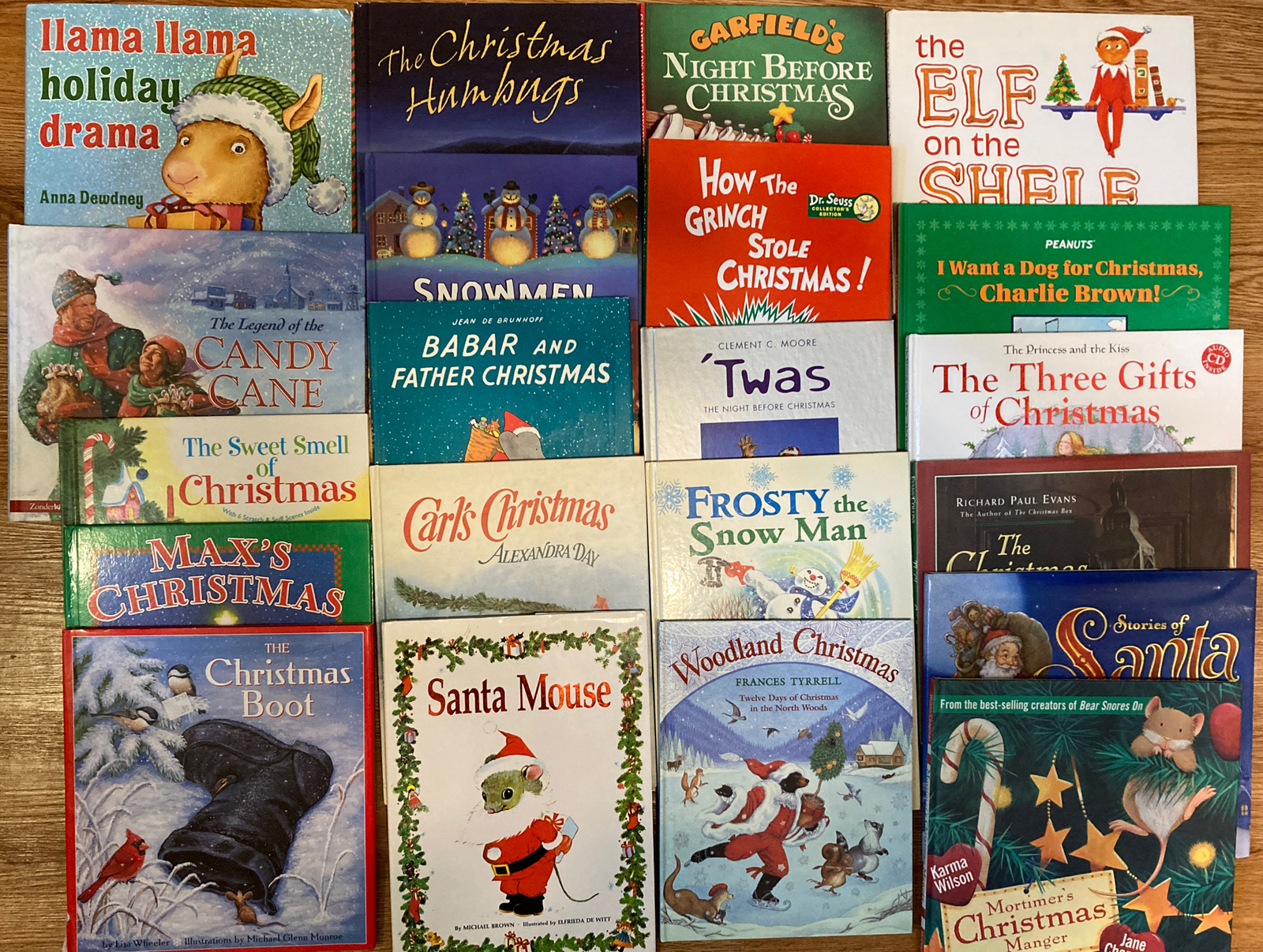Children's Christmas Picture Books U Build Lot Santa Elf Gift Snowman ...