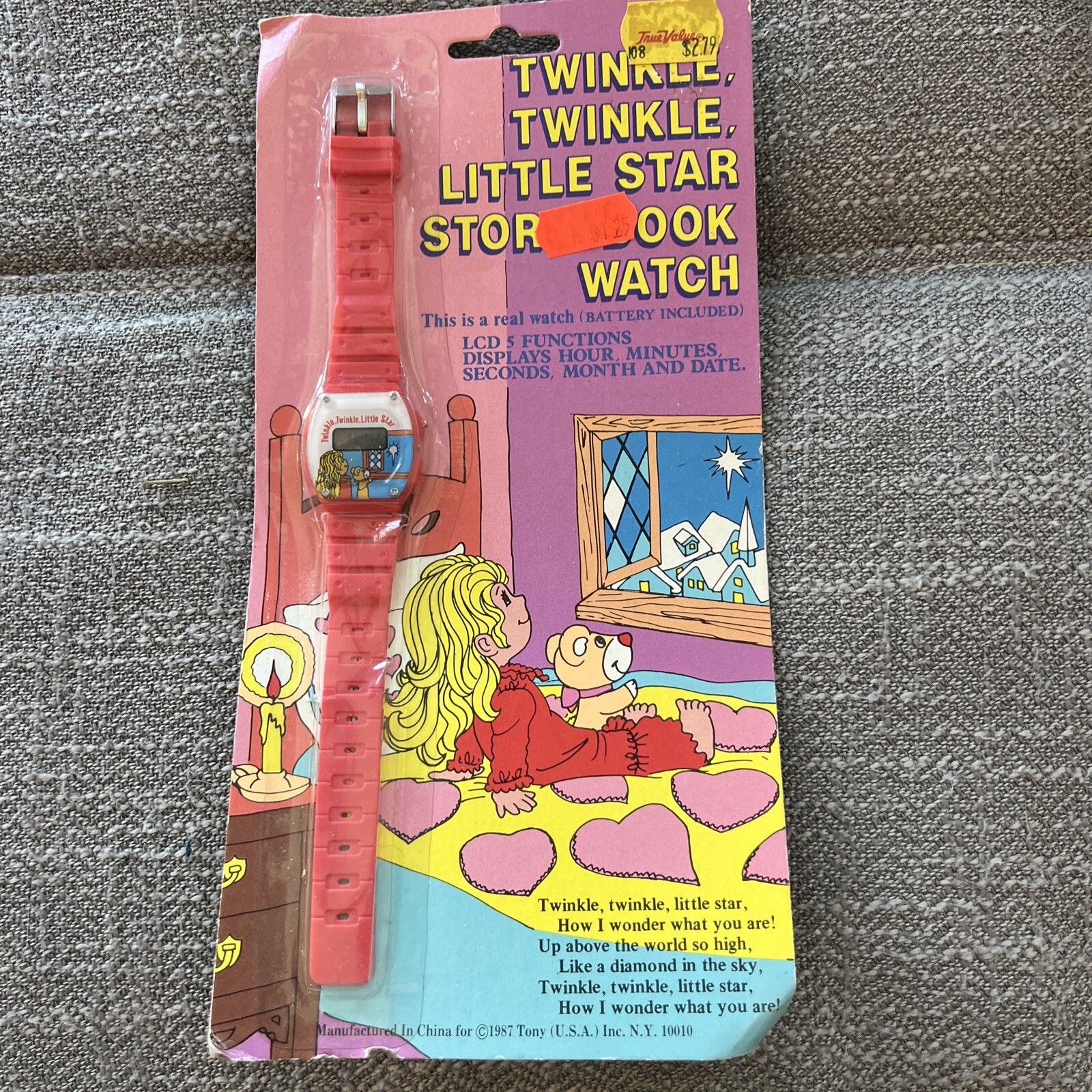 Vintage 1987 Twinkle Twinkle Little Star Storybook Wa… - Gem