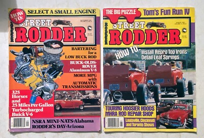 Street Rodder Magazine LOT August/September 1981 Vol 10 # 8 9 car ...