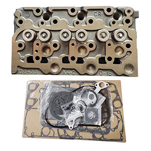 D1703 Cylinder Head with Valves and Spring Installed Full Gasket set ...