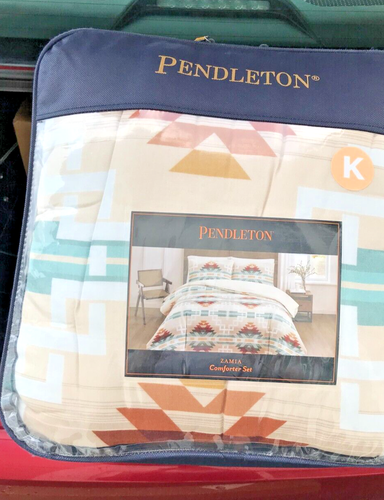 Pendleton King Size Zamia Comforter Set, Southwestern Theme, Earth ...