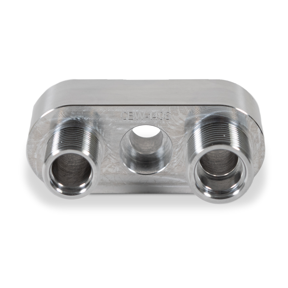 LS Swap GM R4 A/C Compressor Straight Adapter Fitting CNC Machined IN ...