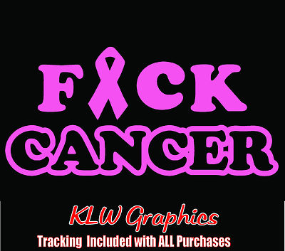 F*ck Cancer vinyl decal sticker Mom Family Diesel Truck Car Window 1500 ...