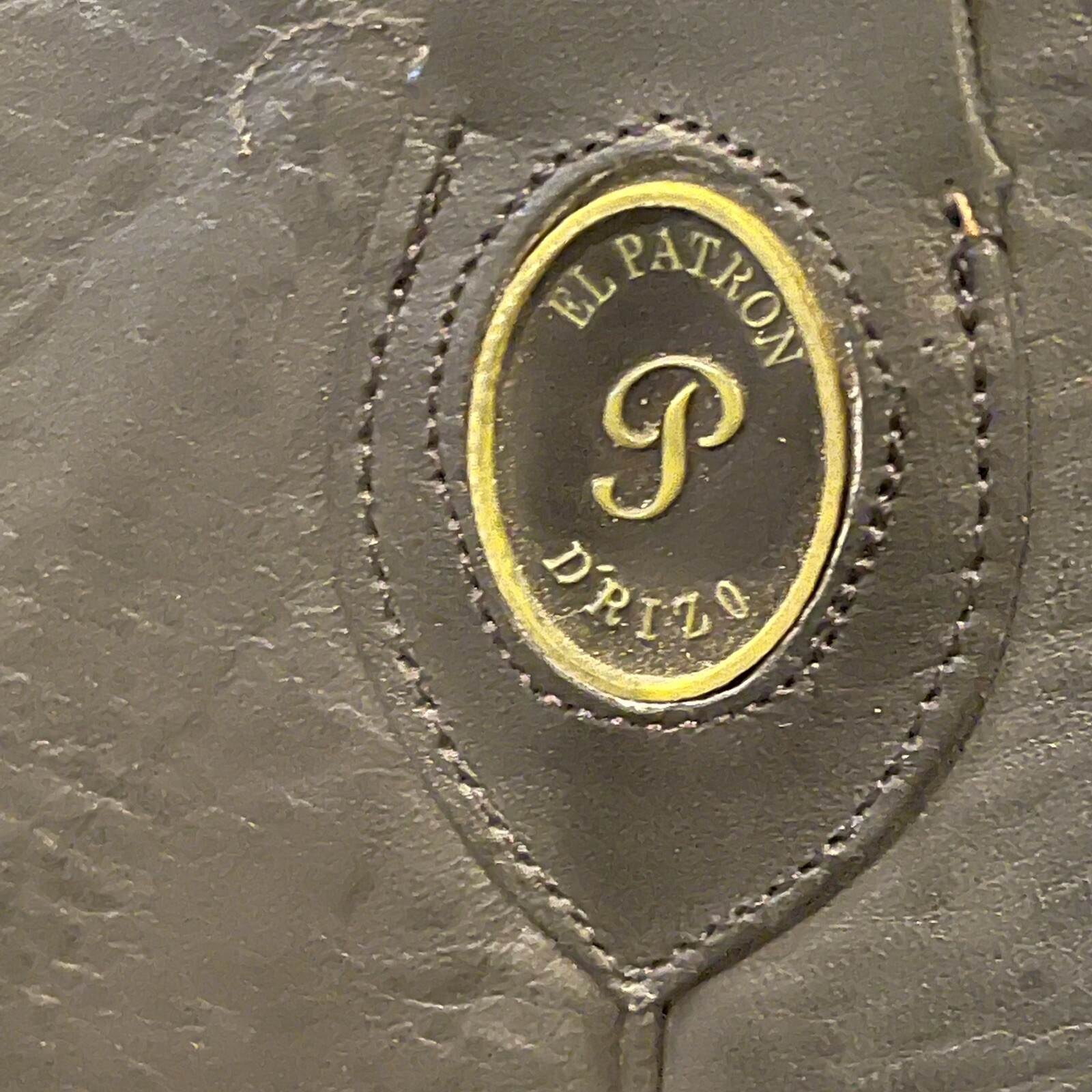 El Patron 9.5 Men’s Black Leather Motorcycle Cowboy W… - Gem