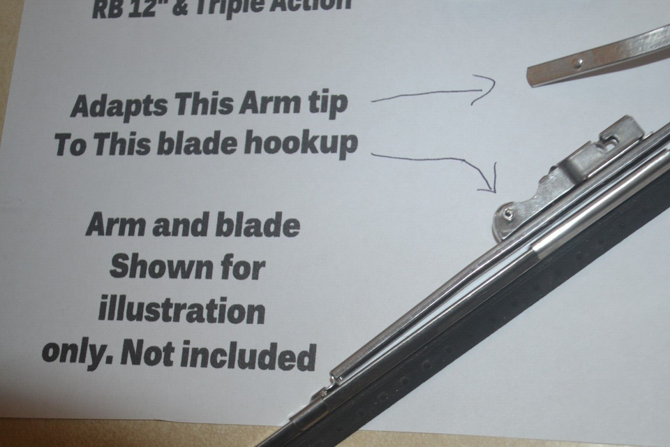 Trico Wiper Arm to Blade Adapter Clip for Bayonet Style | Stainless ...