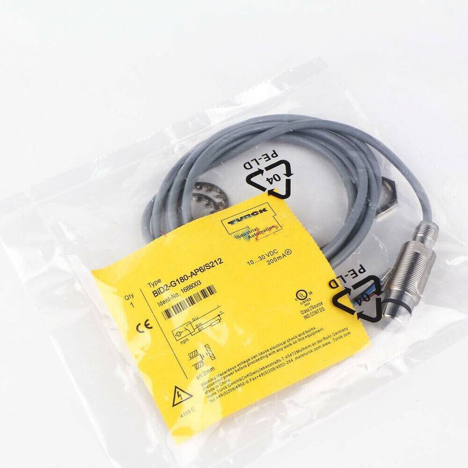 1pcs For TURCK Proximity Sensor Switch BID2-G180-AP6/S212 New | eBay