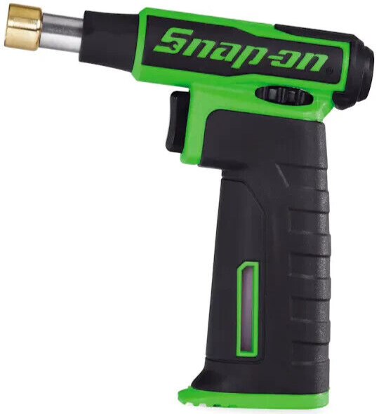 SNAP ON TOOLS GREEN BUTANE GAS TORCH TORCH300 TORCH300G HEATGUN NEW IN ...