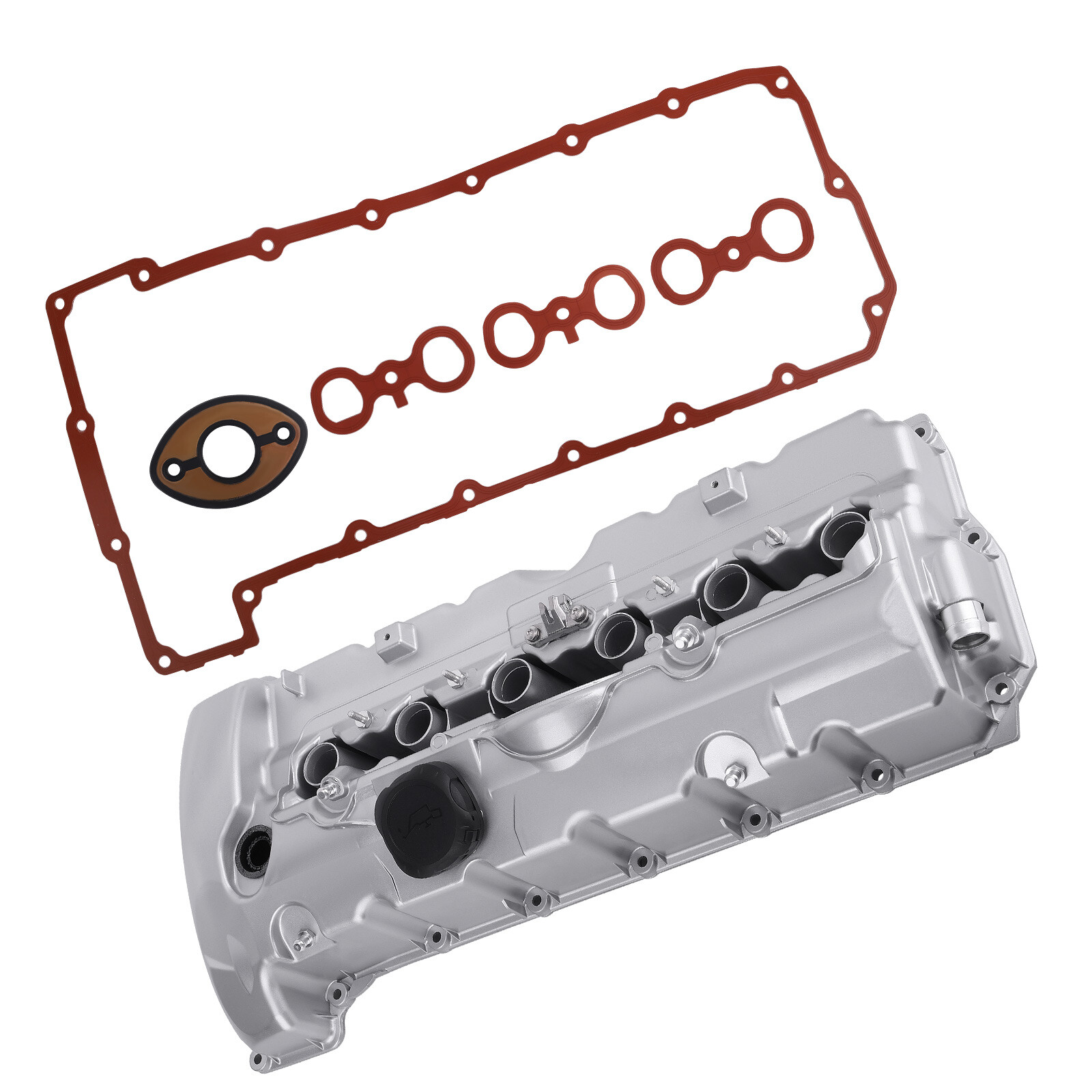 Upgrade Aluminum Valve Cover w/ Oil Cap for BMW N52 325xi 330i 330xi 3 ...