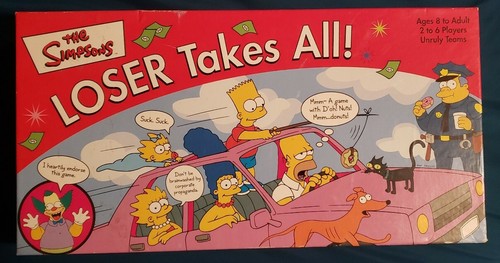 The Simpsons LOSER TAKES ALL Board Game Complete | eBay