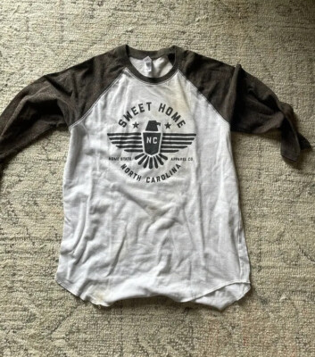 Home State Apparel Co. Sweet Home North Carolina raglan tee Medium ...