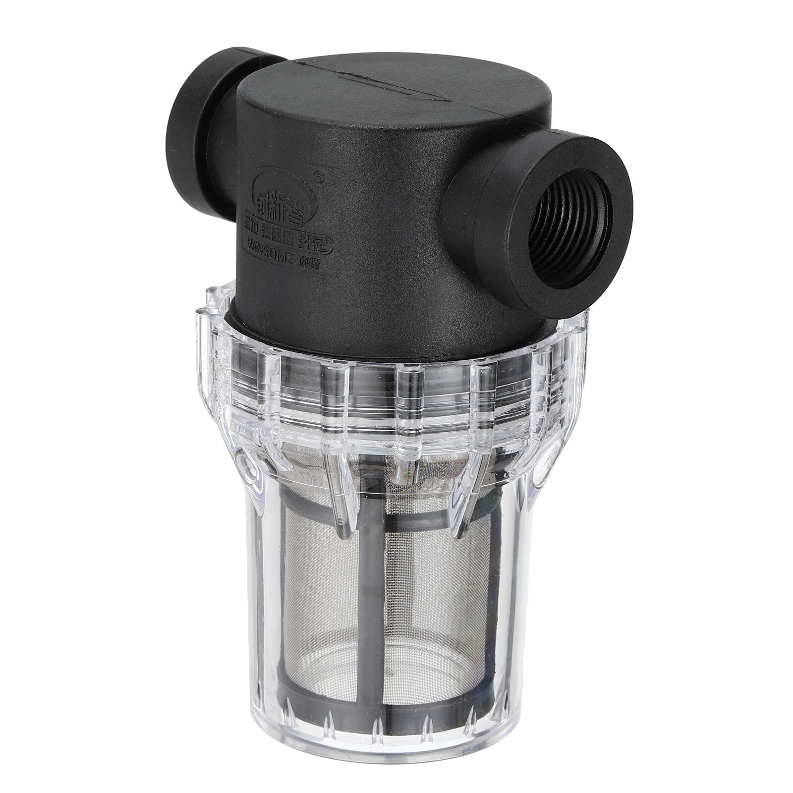 1/2 Inch Female In-Line Strainer with 80 Mesh Stainless Steel Filter ...