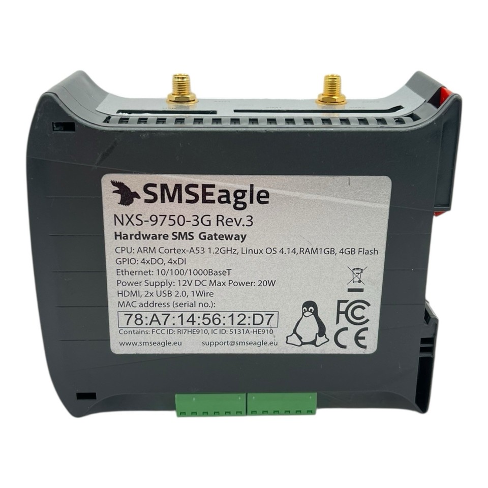 SMSEagle NXS-9750-3g rev.3 Hardware SMS Gateway | eBay