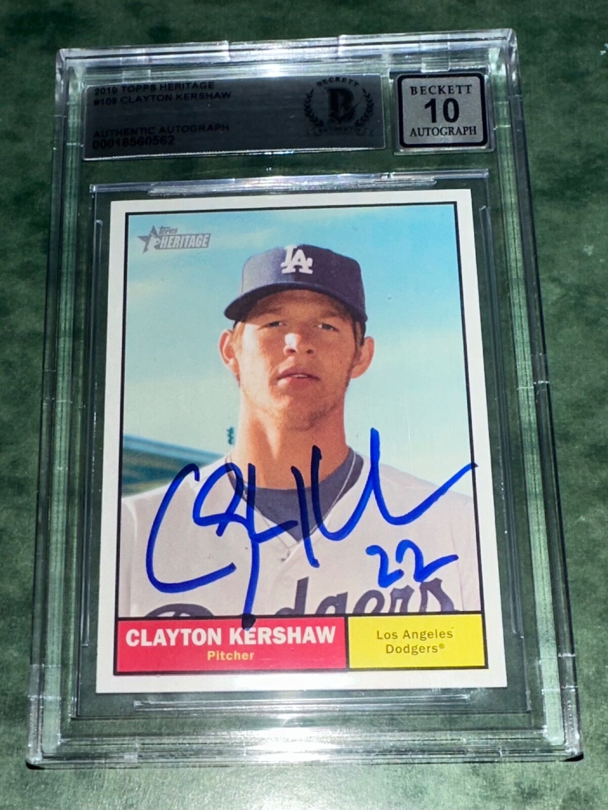 Clayton Kershaw Autographed Memorabilia | Signed Photo, Jersey ...