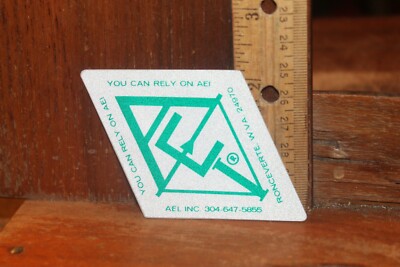 Vintage Coal Mining Decal Sticker AEI Ronceverte West Virginia | eBay