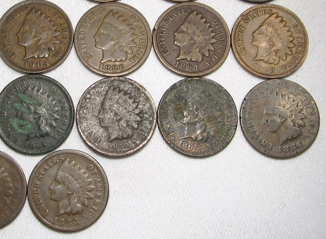 Indian Cent Collection 40 Different Dates 1859-1909 AN464 | eBay