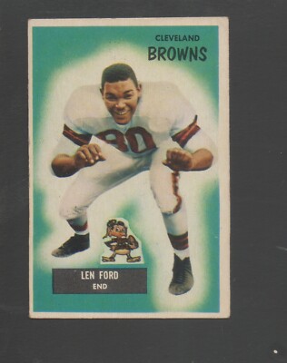 1955 Bowman Football Card #14 Len Ford-Cleveland Browns Ex Card | eBay