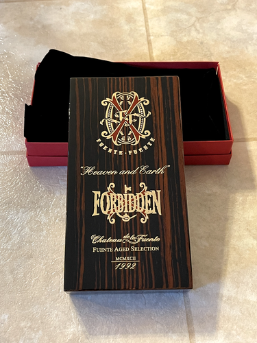 Fuente Opus X Opus6 Travel Humidor Rare OpusX Prometheus Cigar Box ...