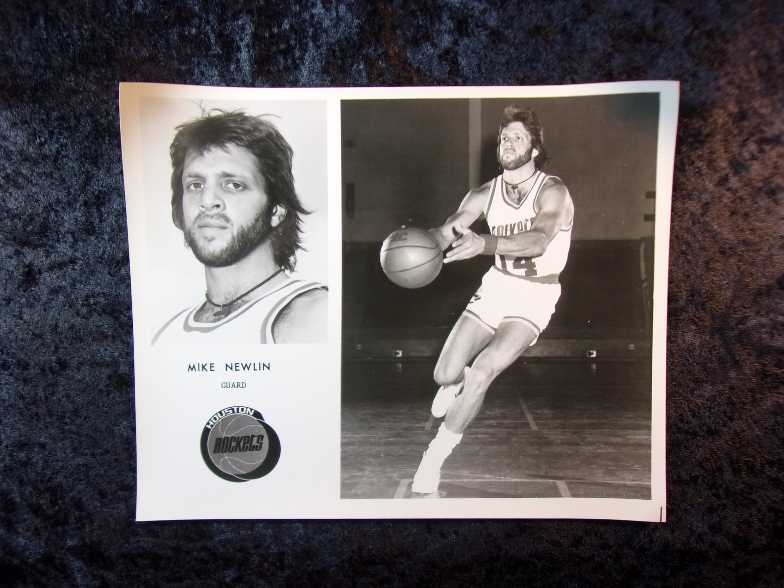Vintage 1970's Mike Newlin Houston Rockets NBA 8 x 10 Press Photo 244 ...