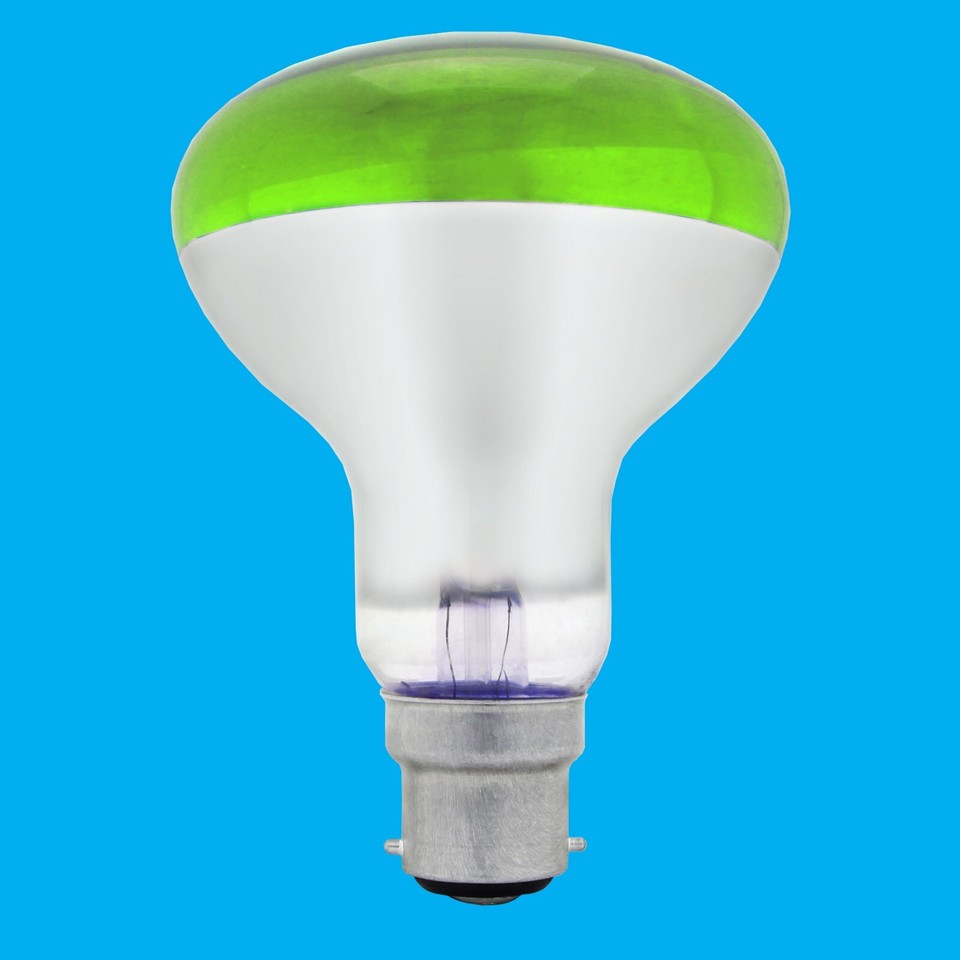 1x 60W R80 Multi Coloured BC B22 Filament Light Bulb Lamp, Red Yellow ...