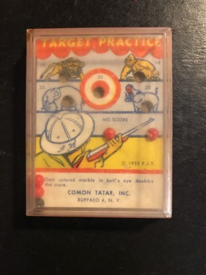 Vintage Target Practice Pinhole Game 1955 Comon Tartar Inc | eBay