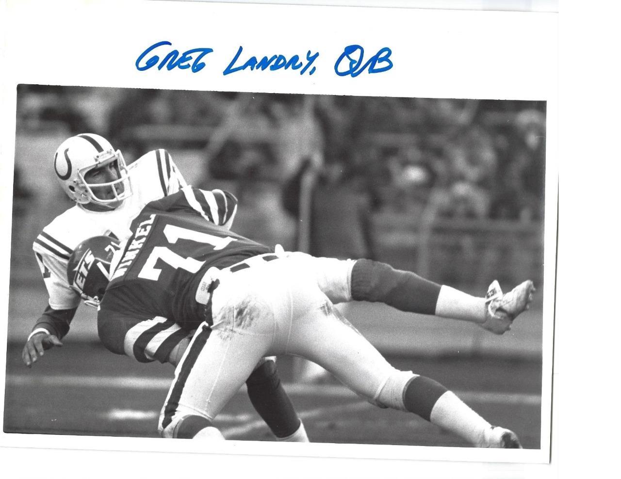 Greg Landry QB Press Photo | eBay