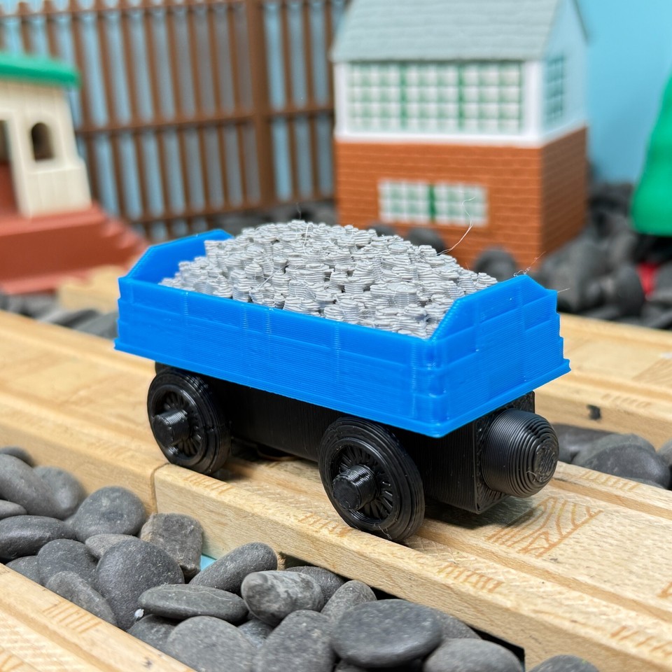 Wooden Railway 3 China Clay Train Custom Made Choose Color | eBay