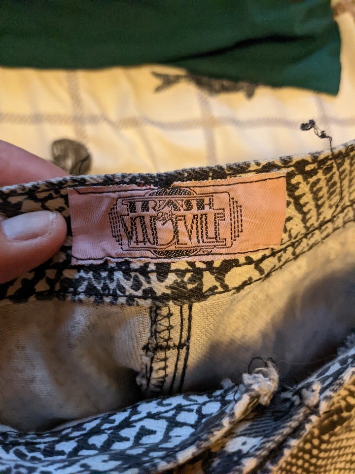 Faux rattlesnake pants Vintage Rock n Roll stage clothing. Worn by real ...