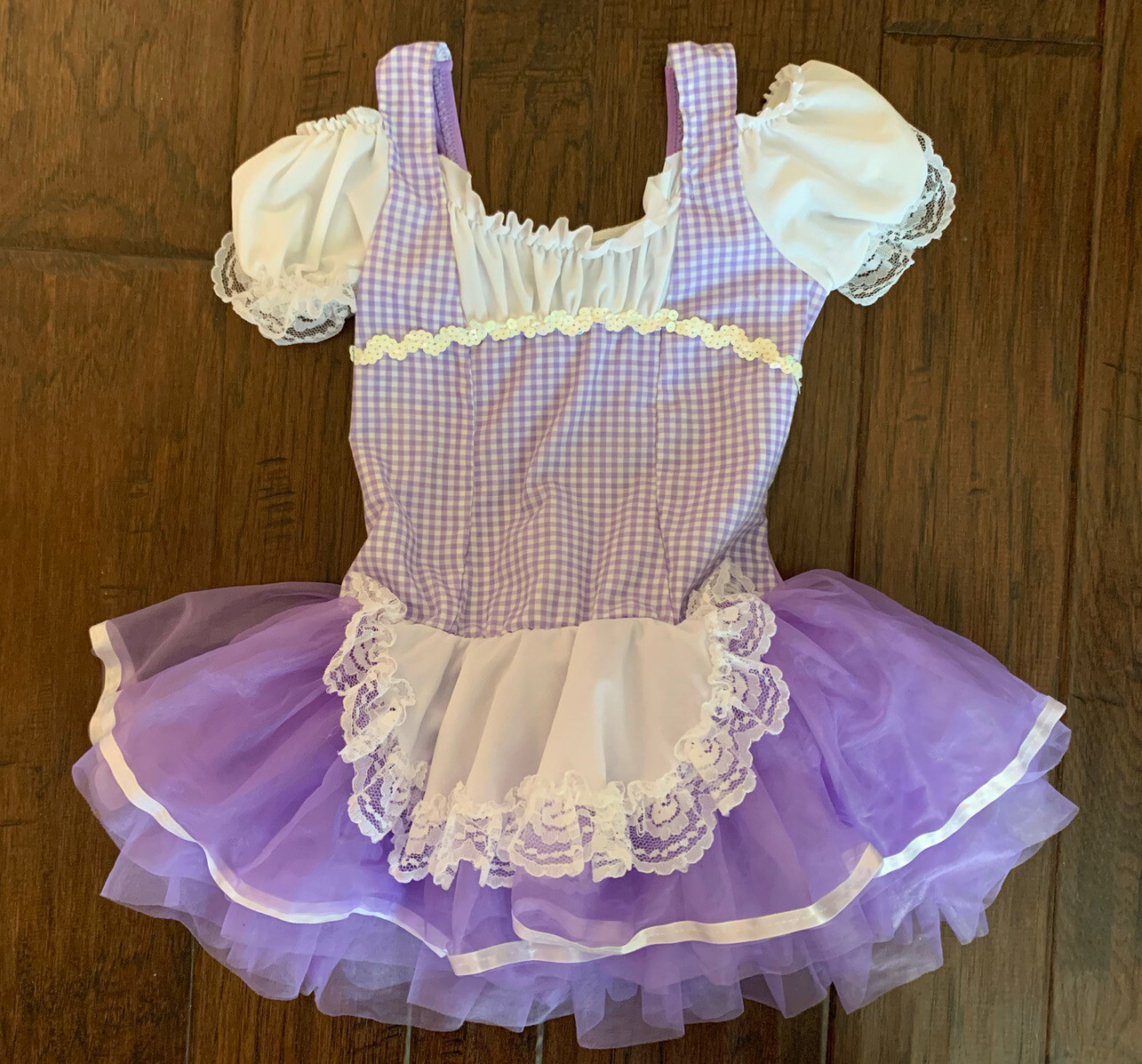 Curtain Call Costumes Delicate Dance Purple Polka Dot… - Gem