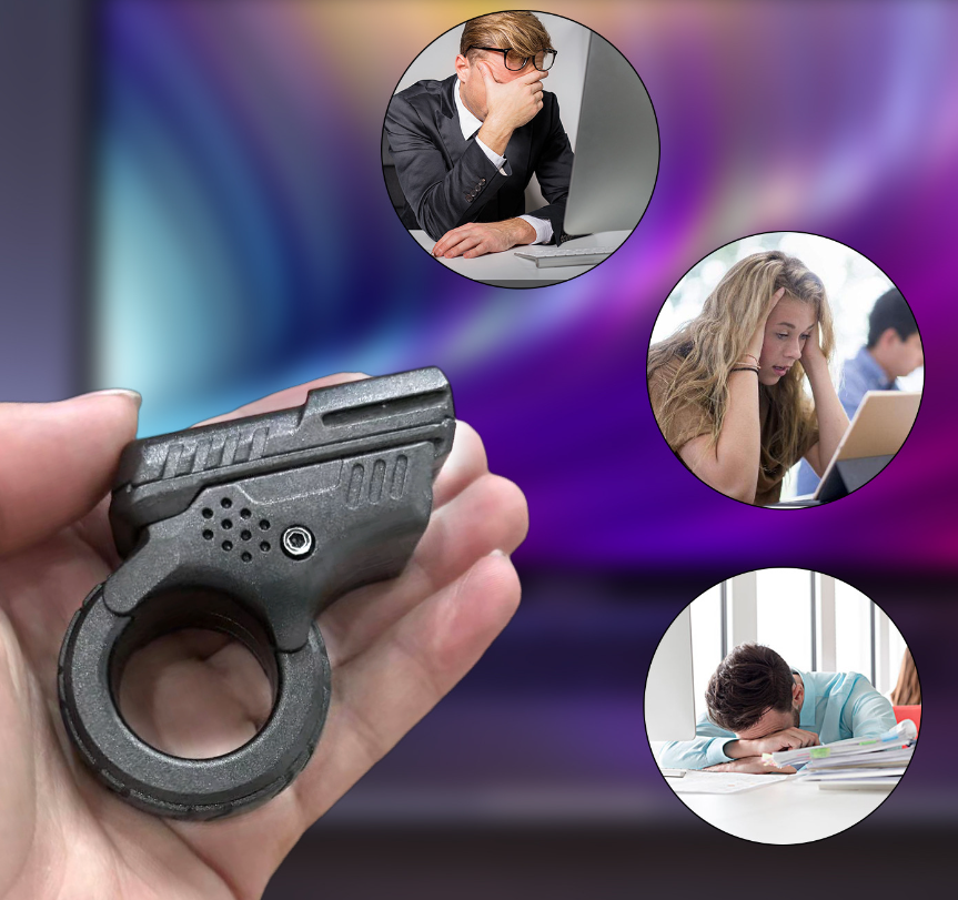 Hand Spinner Adhd Stress Relief Tool Alloy Zoom Ratchet Wheel Fidget ...