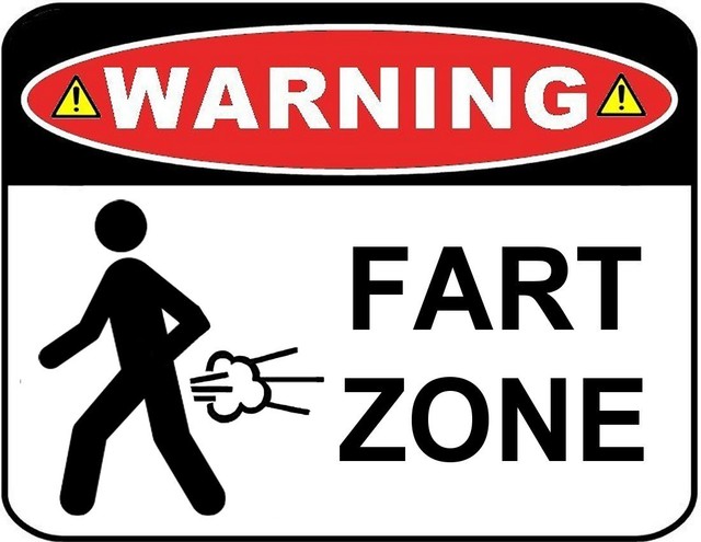 Warning - Fart Zone Laminated Funny Sign | eBay