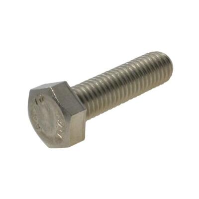 Pack of 100 Stainless M3 (3mm) x 20mm Metric Coarse Hex Set Screw Bolt ...