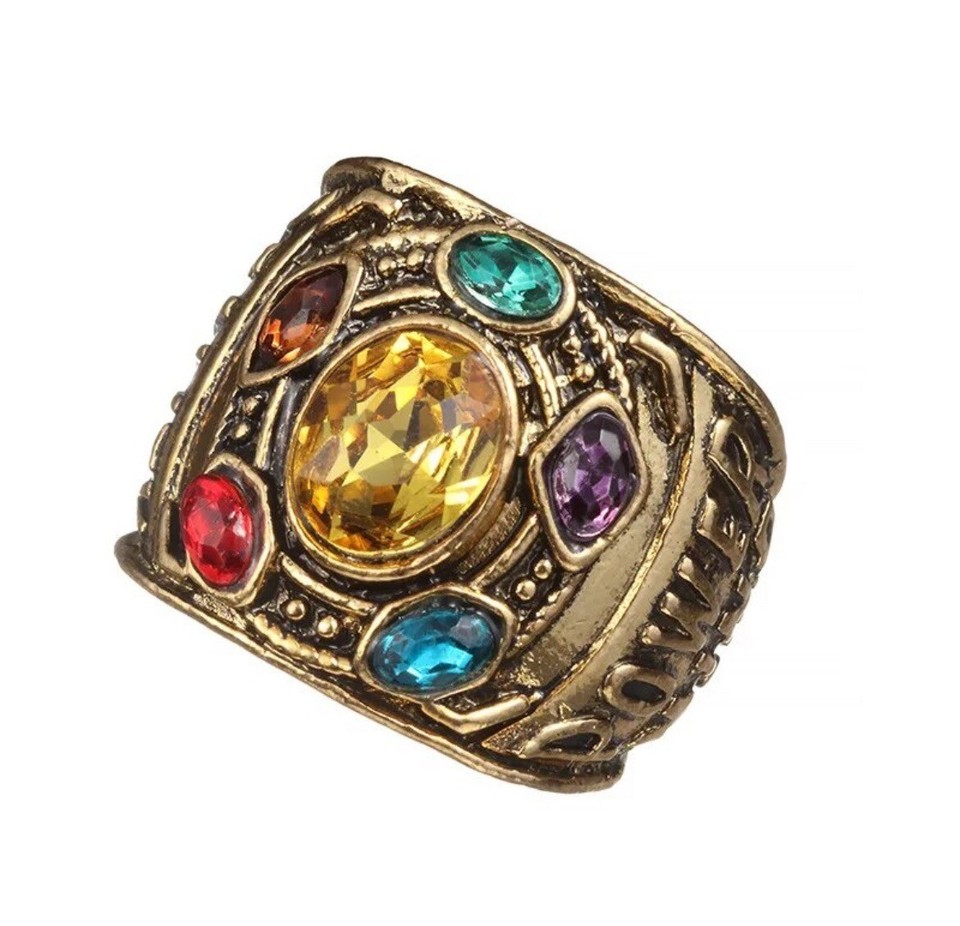 Thanos Superhero Glove Steel Cosplay Metal Ring | eBay