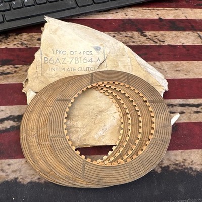 4pcs NOS Ford B6AZ-7B164-A 1955 FORDOMATIC 3 SPEED Trans Front Friction ...