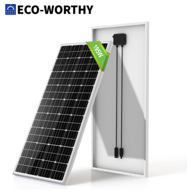 ECO-WORTHY 200W Watt Mono Solar Panel 12V Battery Charger Home Boat RV ...