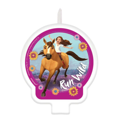 Spirit Ride Free Party Supplies Birthday Candle Cake Decoration Girl ...
