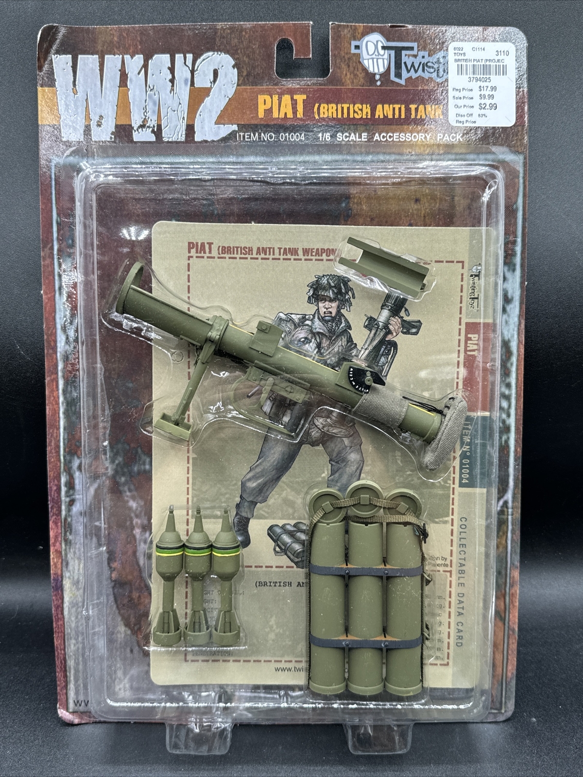Twisting Toyz WW2 PIAT BRITISH ANTI TANK WEAPON 1/6 Accessory Pack ...