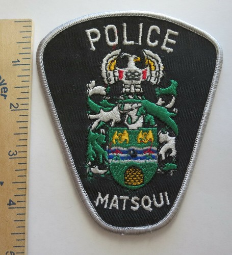 MATSQUI CANADA POLICE PATCH Vintage Original | eBay