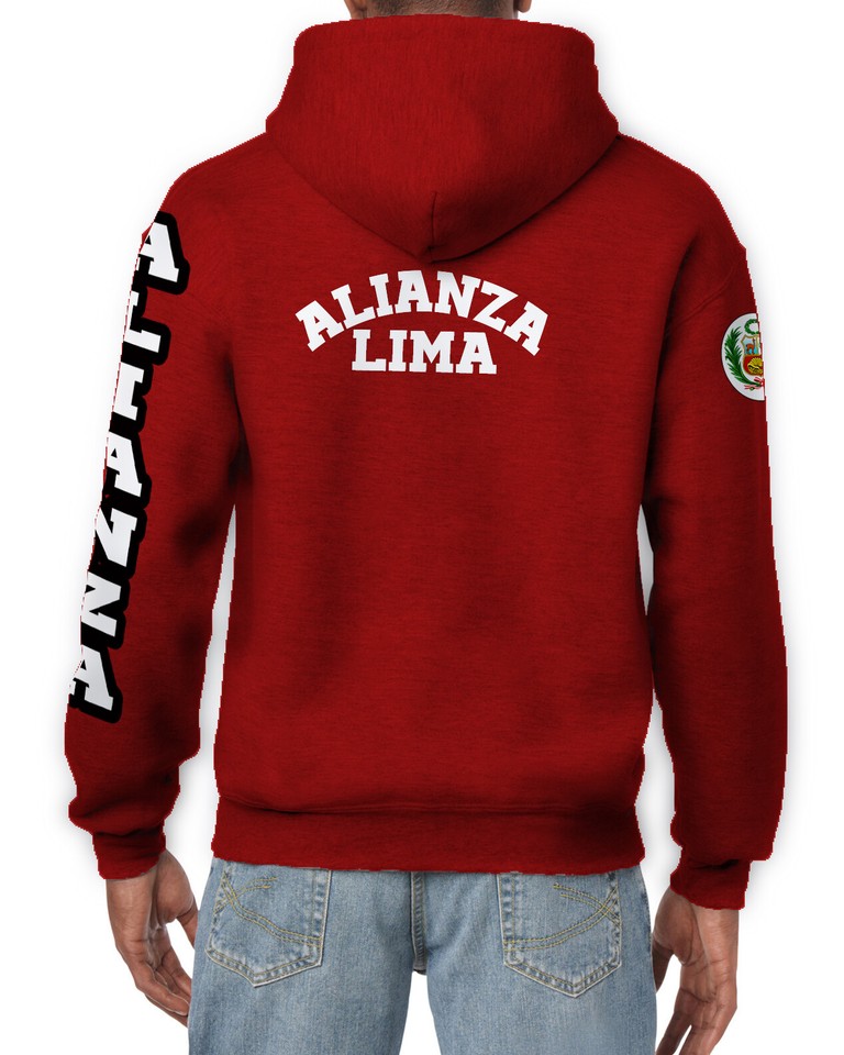 Alianza Lima ESCUDO VERTICAL ARM PRINT Peru soccer TRAINNING sweater ...