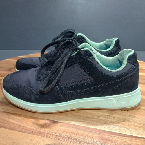 Vionic Curran Shayla Womens Sz 7 Black Suede Mesh Orthodic Insoles ...