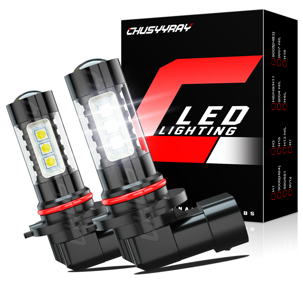 For Toyota Sequoia 2001-2007 LED 9145 9055 LED Fog Lights Bulbs 6000K ...