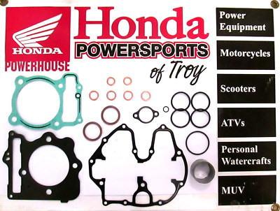 NEW GENUINE HONDA OEM TOP END GASKET KIT 2005-2014 TRX400EX X 06111-HN1 ...