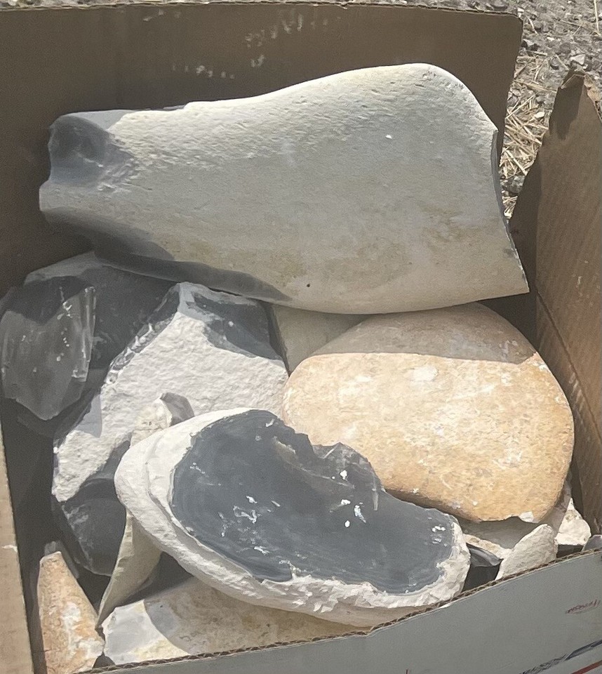 36 Pounds Of High Quality Georgetown Gray Flint Flint Knapping | eBay