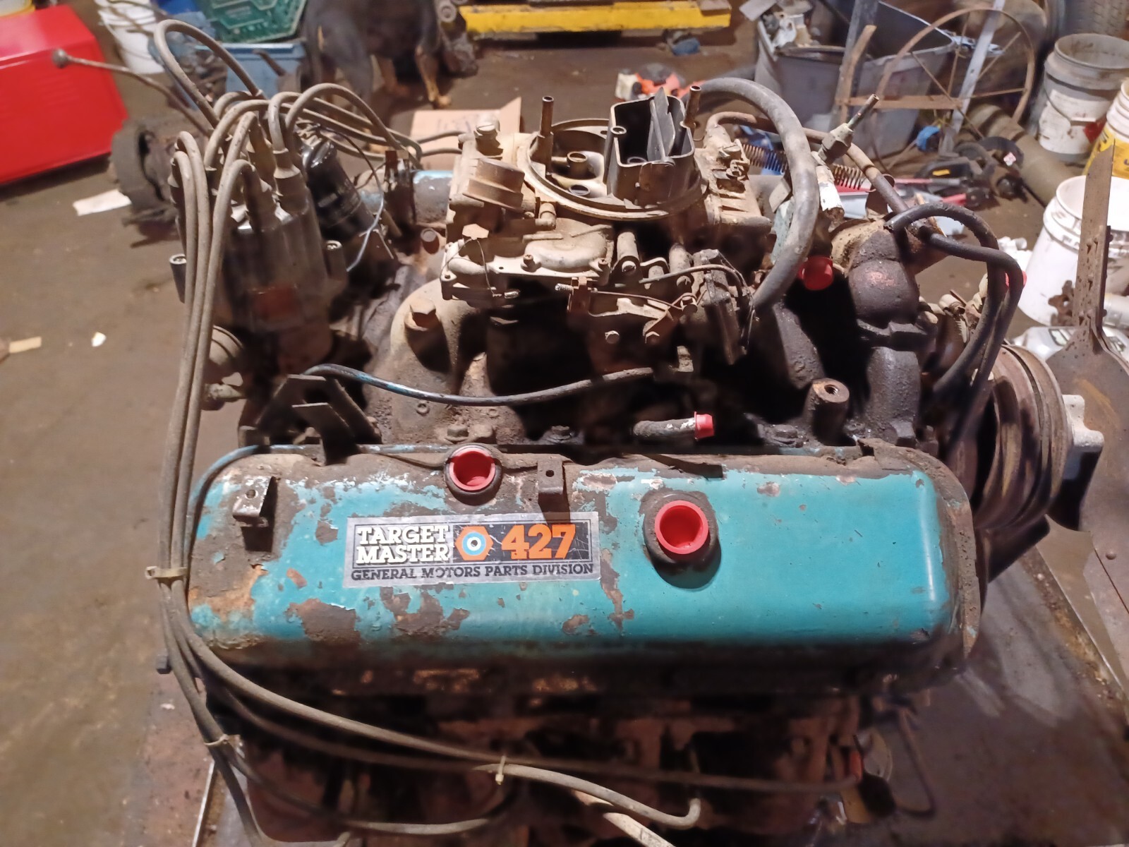 Vintage Chevrolet Chevy GMC 427 Tall Deck Engine | eBay