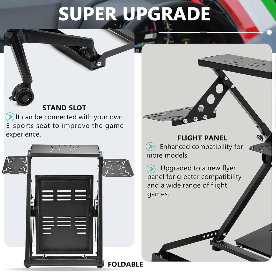 Dardoo Racing Wheel Stand X-Type Flight Sim Stand Fit Logitech ...