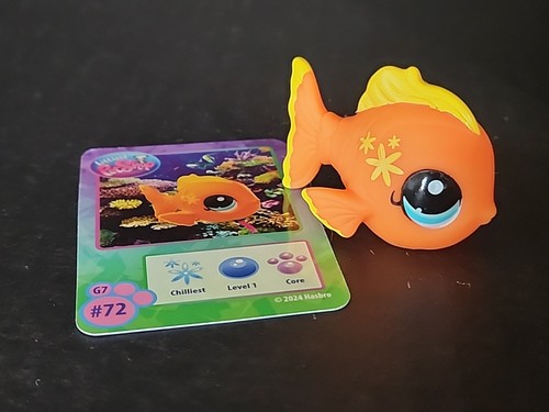 G7 Fish #72 + Card - Littlest Pet Shop Hasbro LPS Gen 7 | eBay