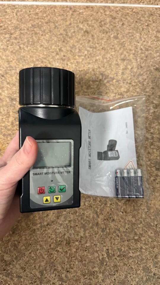 Grain Moisture Tester Cup-Type Meter for 25 Grains Wheat, Corn with ...