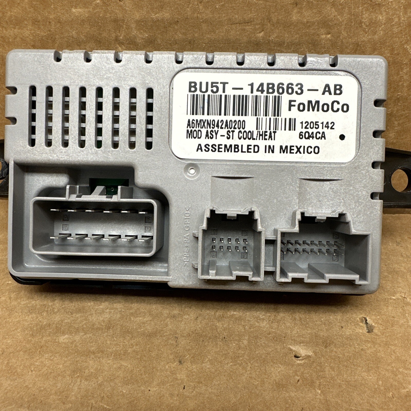 2011-2015 LINCOLN MKX SEAT TEMPERATURE CONTROL MODULE BU5T-14B663-AB ...