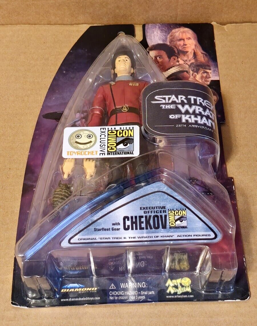 STAR TREK II Wrath of Khan Executive Officer CHEKOV Figure SDCC Art ...