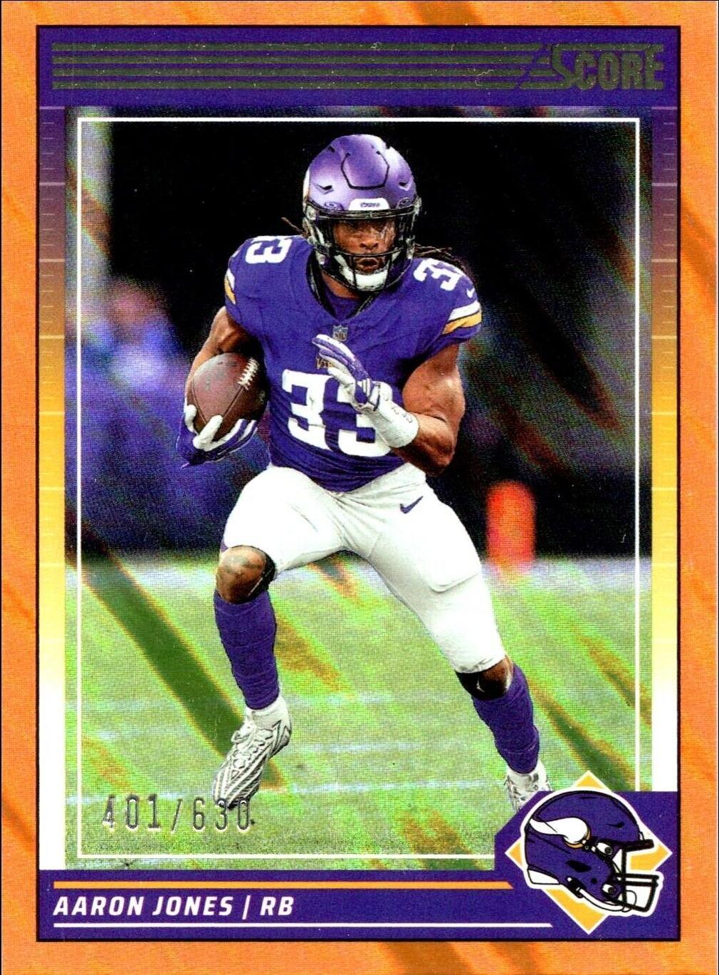 2024 Score - Aaron Jones #103 Lava /630 for sale online | eBay