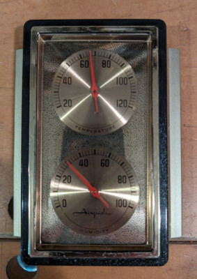 Airguide USA MCM Weather Station Barometer Temperature Brass & Plastic ...